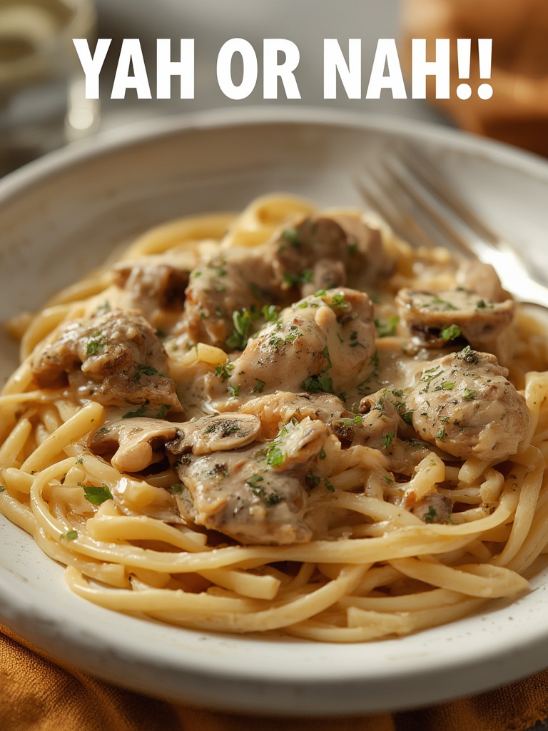 Creamy Chicken and Mushroom Pasta – Animalspt